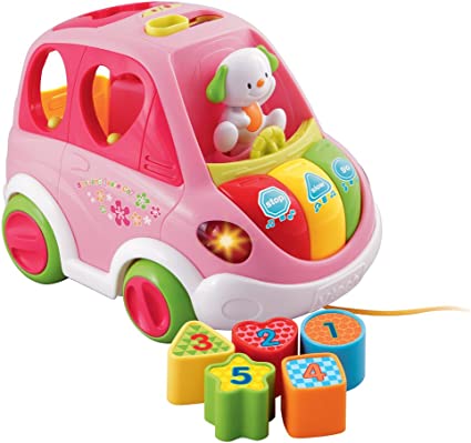 Baby Sort and Learn Car - Pink